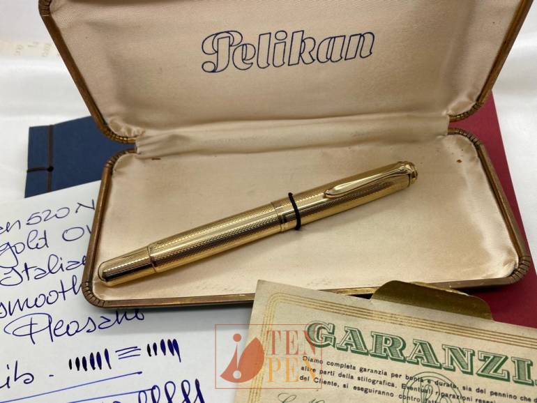 PELIKAN 520 N - GOLD FILLED OVERLAY | Tenpen - By Letizia Iacopini